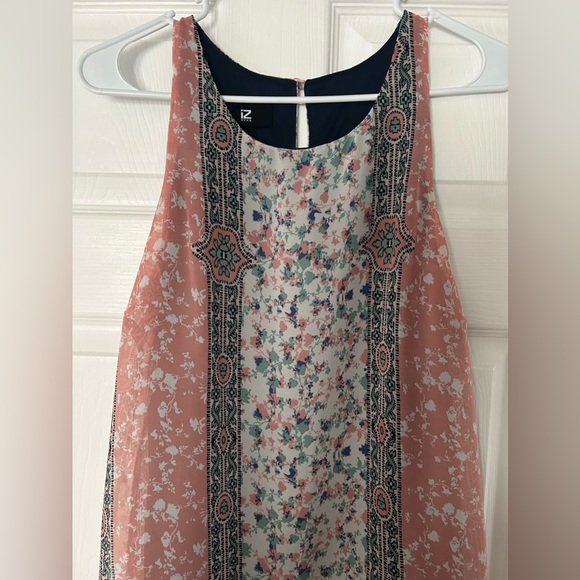Iz Byer | Dresses | Iz Byer Sheer Floral Dress | Poshmark